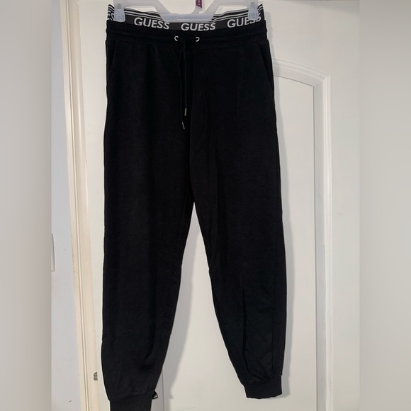 Guess | Pants & Jumpsuits | Guess Black Joggers | Poshmark